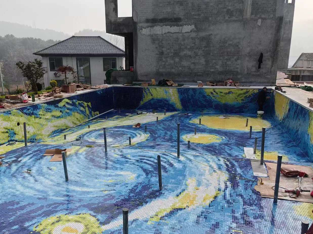 pool mosaic tiles